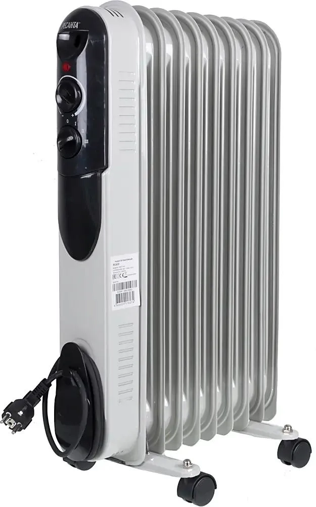Масляный радиатор ОМПТ- 9Н (2 кВт) Ресанта