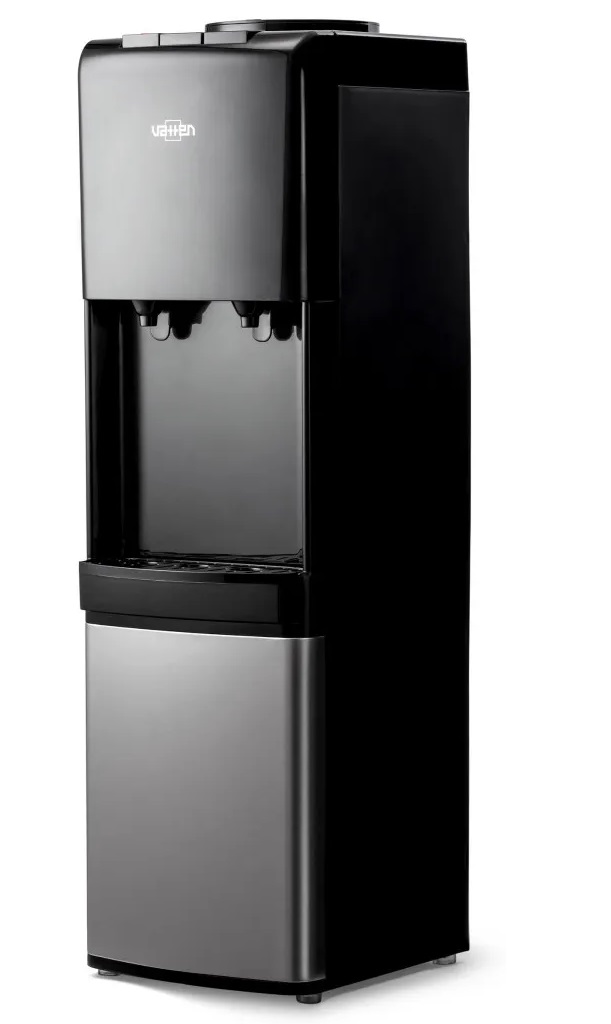Кулер для воды VATTEN V42NE, черный/нержавейка, электронное охлаждение