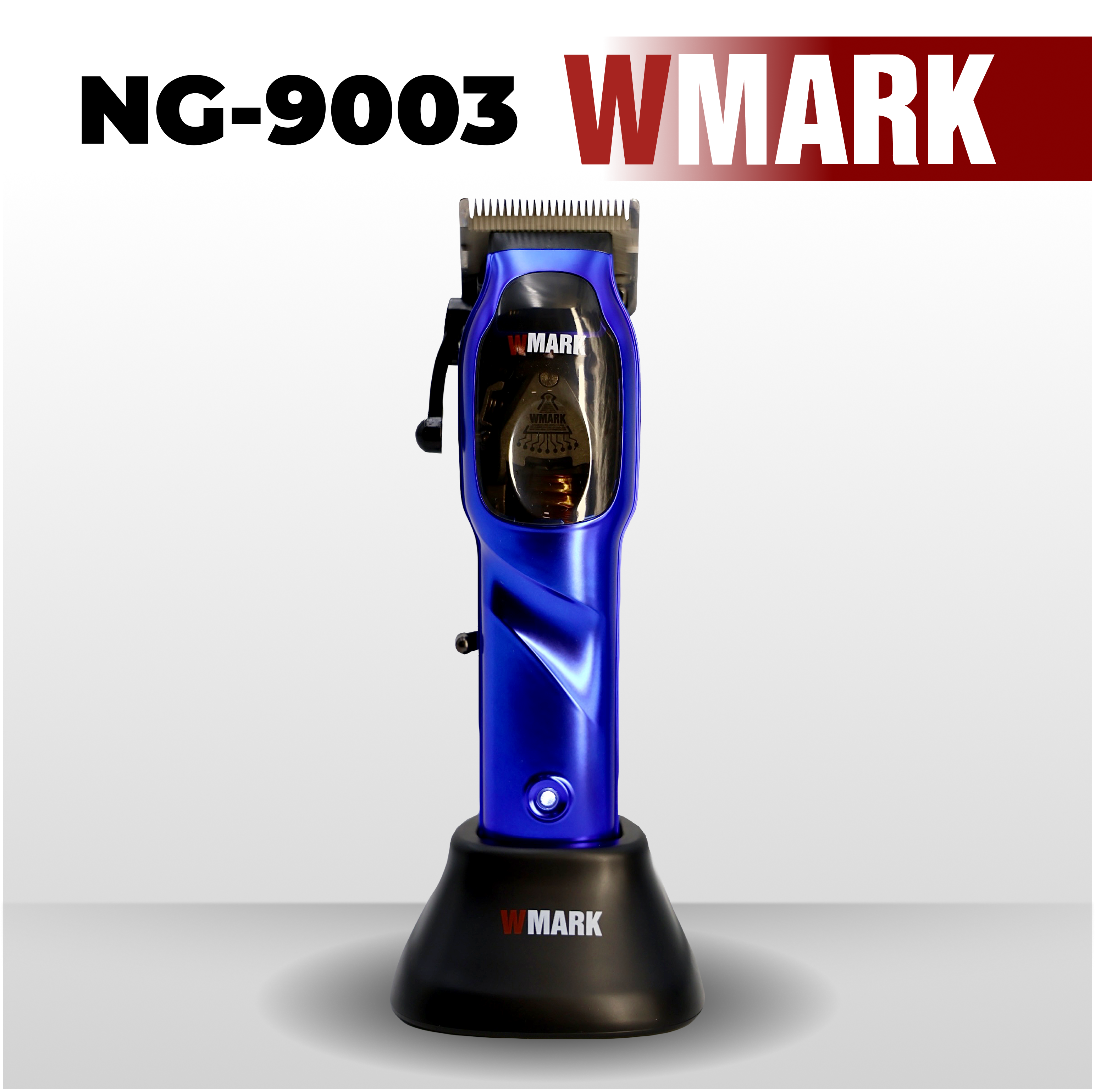 Машинка для стрижки волос Wmark NG-9003 синяя, черная