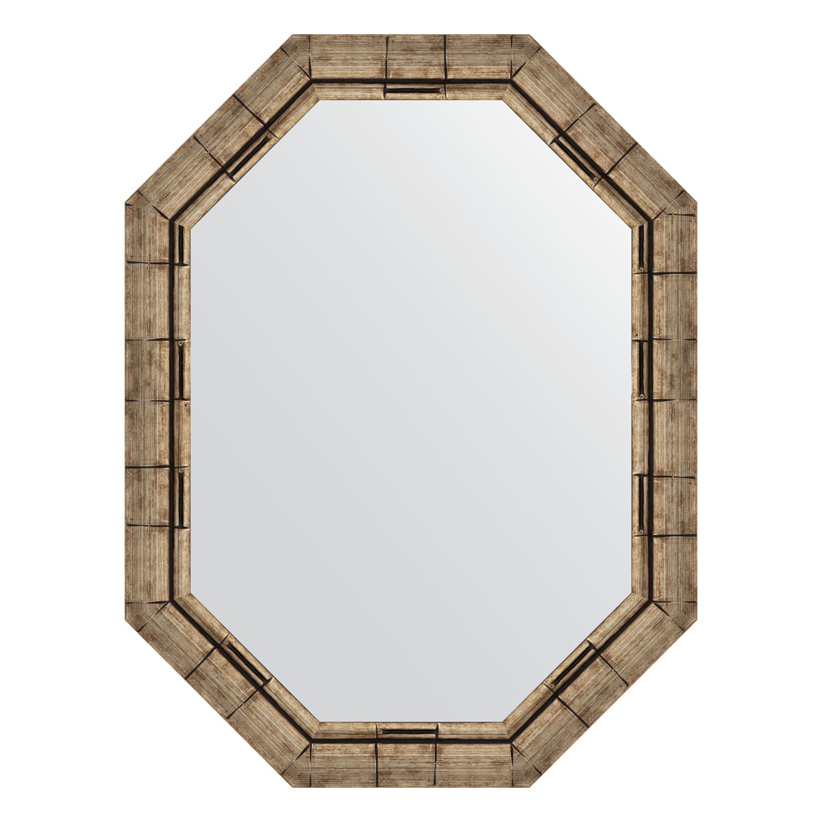 Зеркало в раме 63x83см Evoform BY 7127 серебряный бамбук