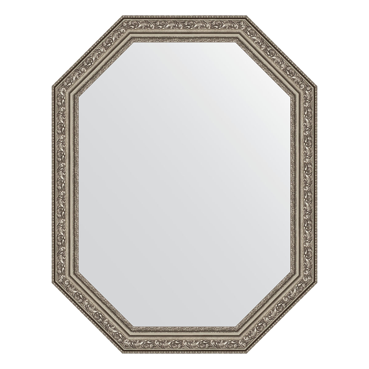 Зеркало в раме 55x70см Evoform BY 7026 виньетка состаренное серебро