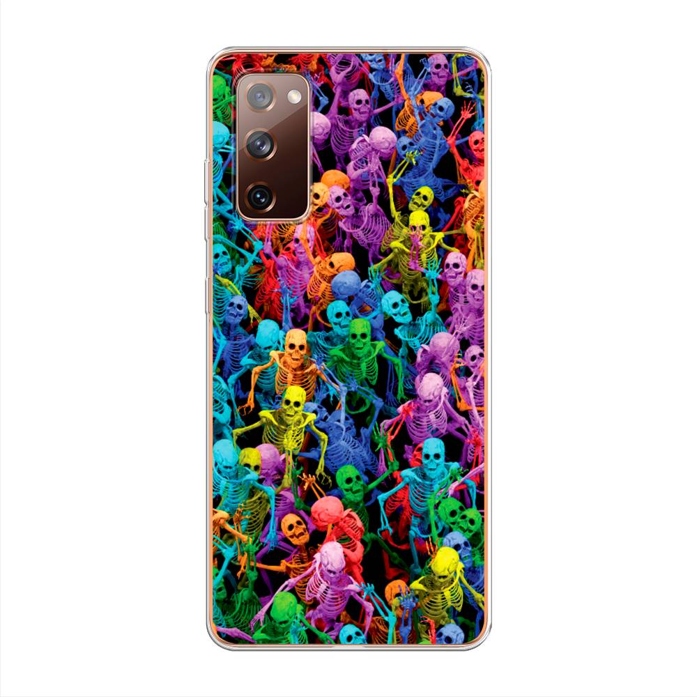 Чехол на Samsung Galaxy S20 FE "Вечеринка скелетов"