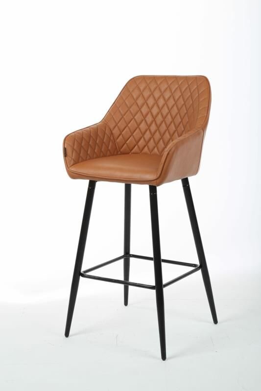 Барный стул La Room UDC 9170, светло-коричневый/черный