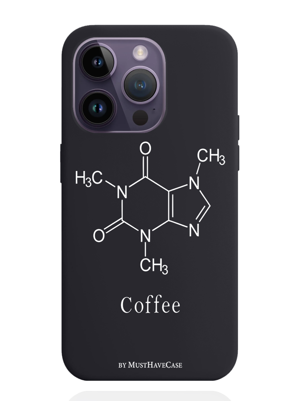 Чехол MustHaveCase iPhone 14 Pro Молекула кофе