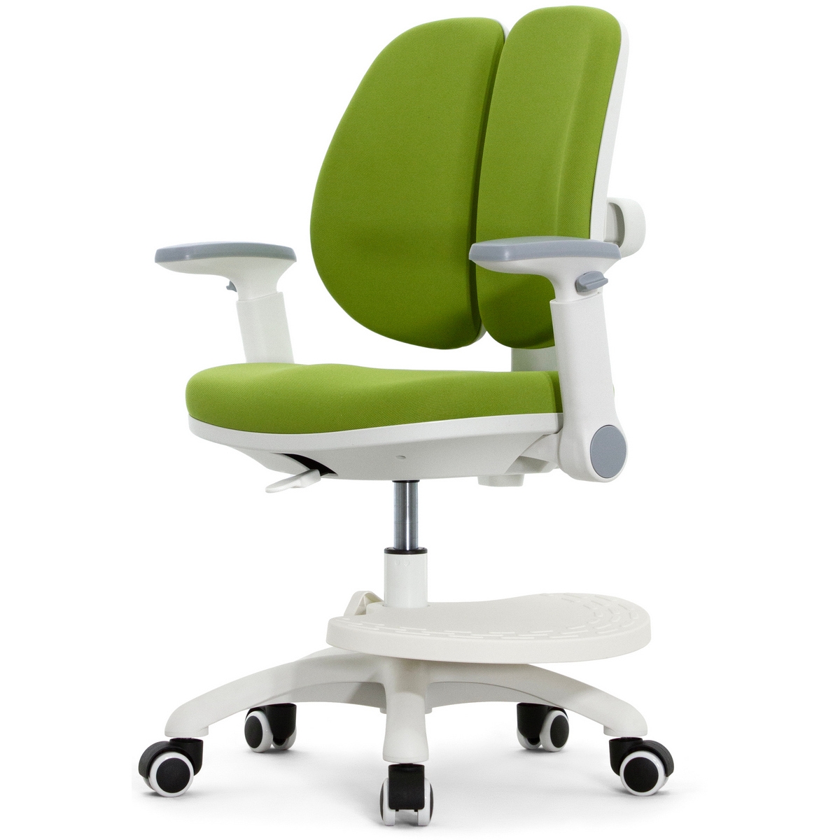 Ортопедическое подростковое кресло Falto Kids Max Duo-P - зеленое