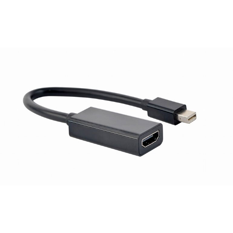 Переходник Cablexpert mini DisplayPort-HDMI A-mDPM-HDMIF4K-01 черный