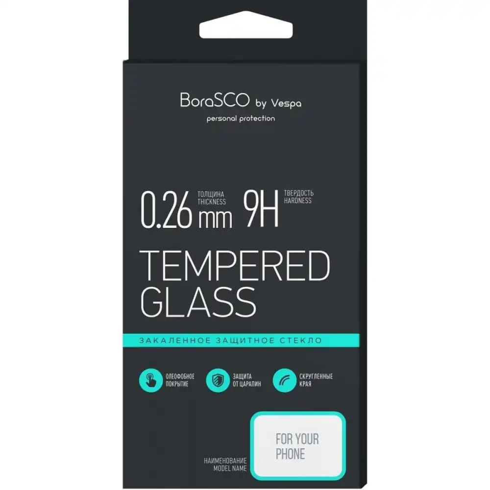 Защитное стекло для смартфона Vespa Borasco для Vivo Y91/ Y91i/ Y91C/ Y93/ Y95/ Y1s