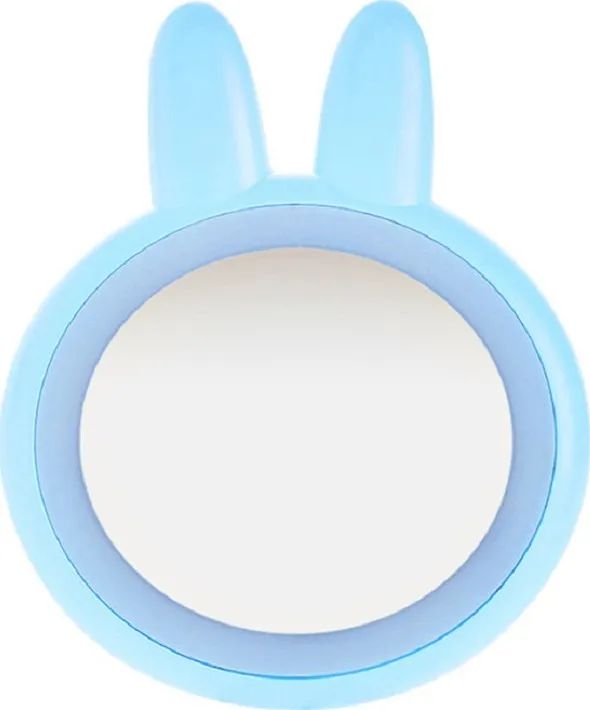 Зеркало с подсветкой, Зайчик, цвет голубой, 11х9х1,5 см, VenusShape VS-MIR-23