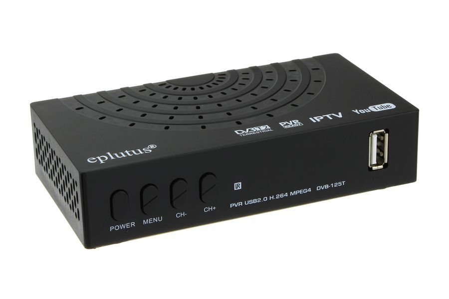 Цифровой HD TV-тюнер DVB-T2 Eplutus DVB-125T