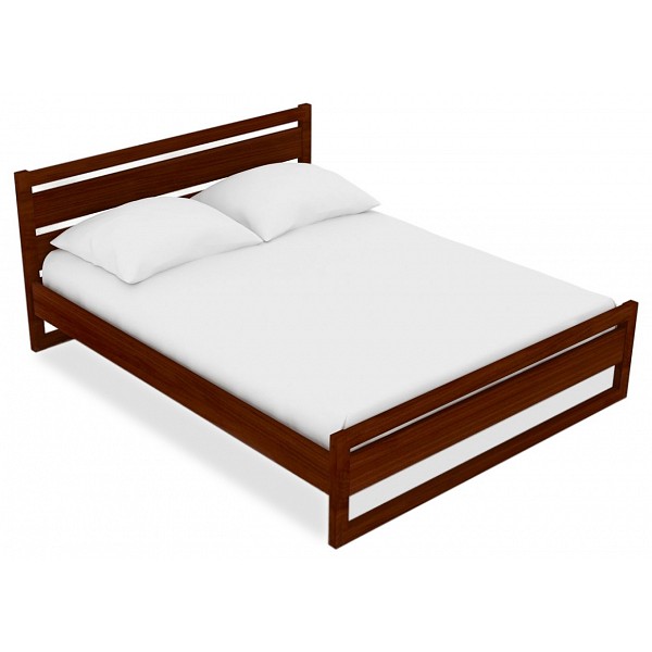 Кровать двуспальная ARSKO Астра, темно-коричневый