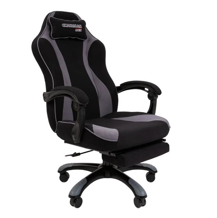Игровое компьютерное кресло Chairman Game 35 черный, серый