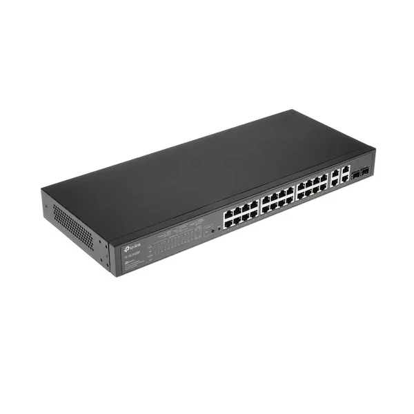 Коммутатор TP-Link TL-SL2428P JetStream Smart черный (TL-SL2428P)