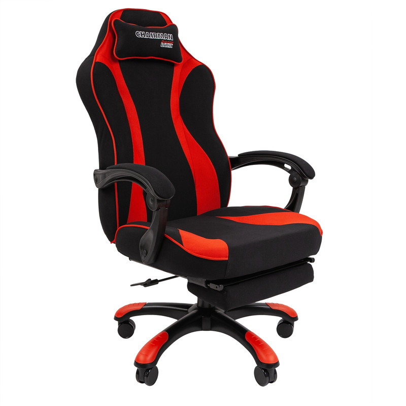 Игровое компьютерное кресло Chairman Game 35 черный, красный