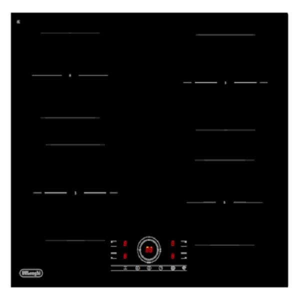 Встраиваемая варочная панель индукционная Delonghi ELETTRA 4B0P CR черный