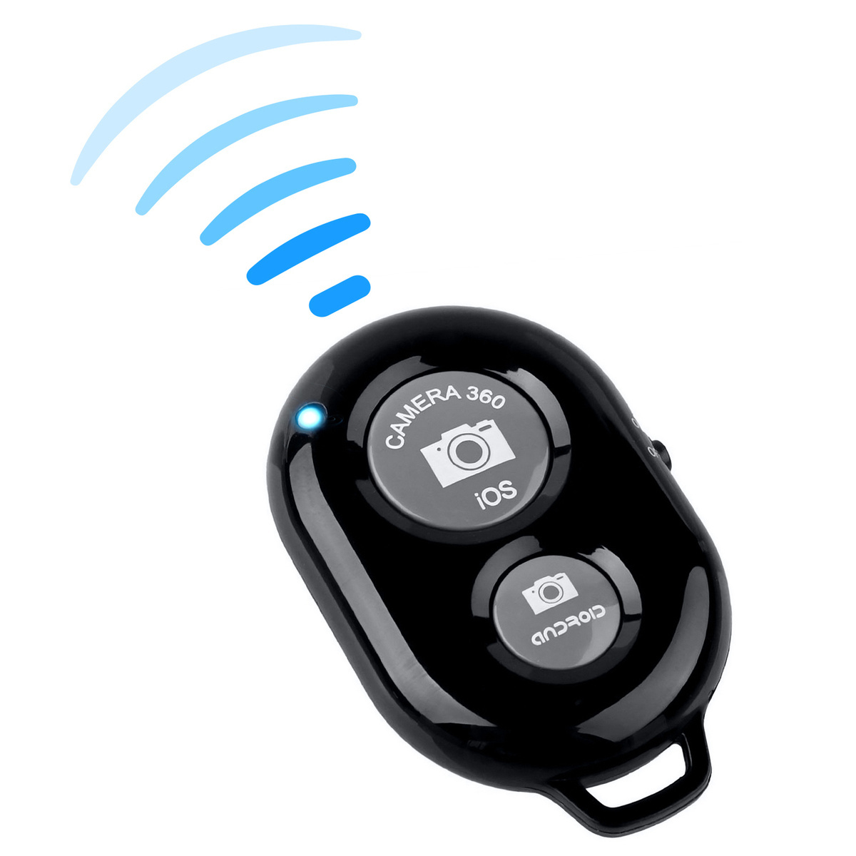 Универсальный Bluetooth пульт "Кнопка для селфи" для iOS и Android, черный