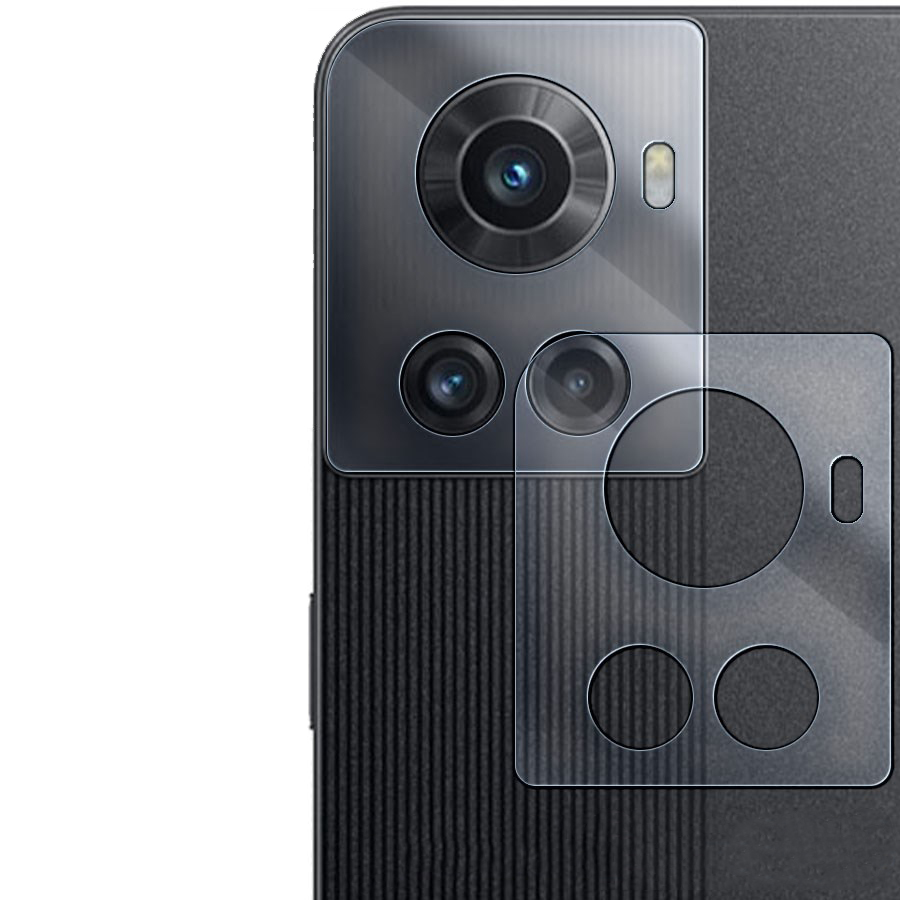 Стекло защитное гибридное для камеры OnePlus Ace (2 шт.)