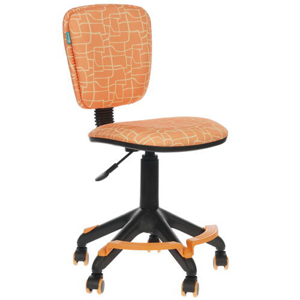 Кресло детское "Бюрократ"  цвет: оранжевый жираф, арт. CH-204-F/GIRAFFE