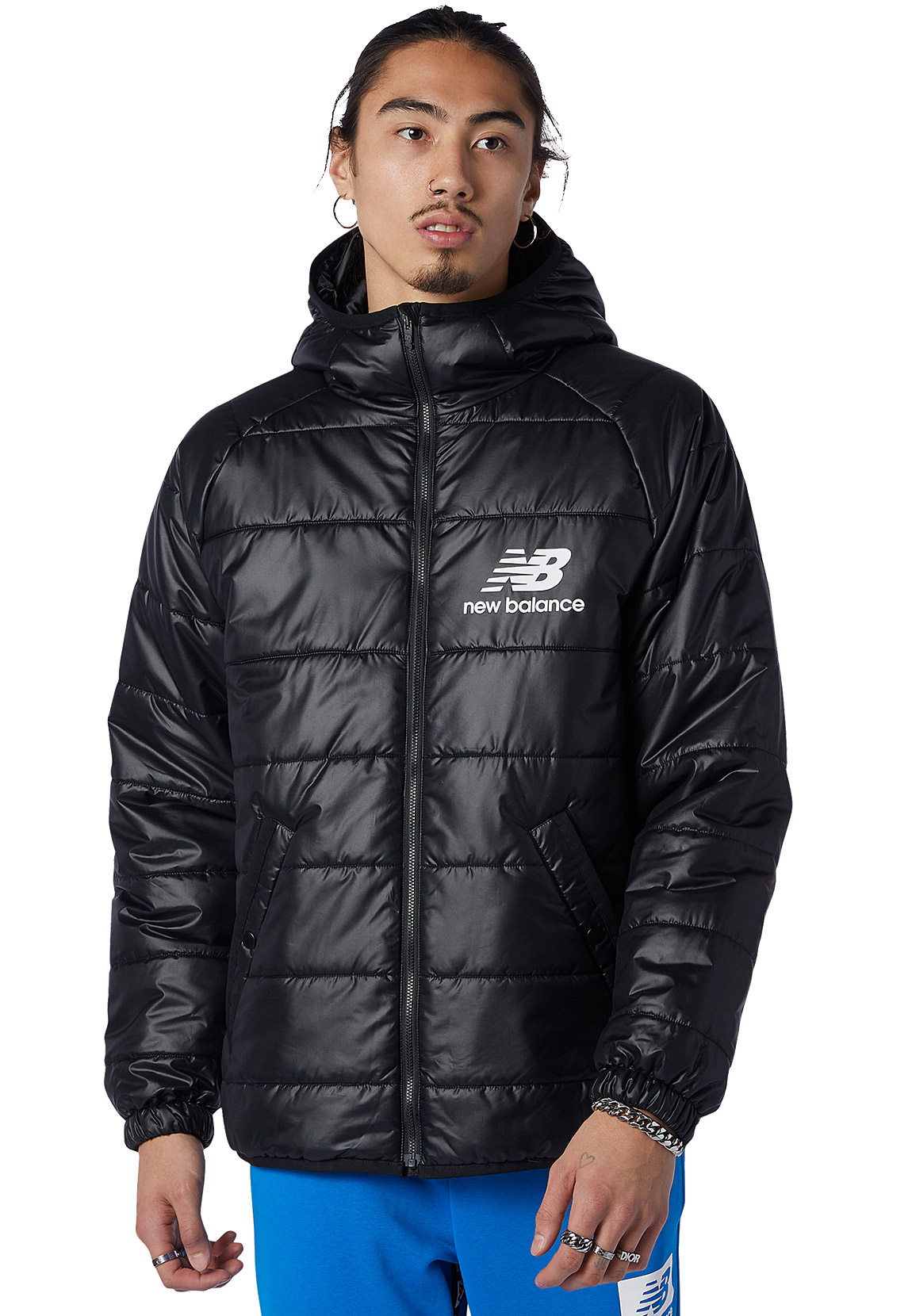 Куртка мужская New Balance Athletics Winterized Short Synthetic Puffer черная M