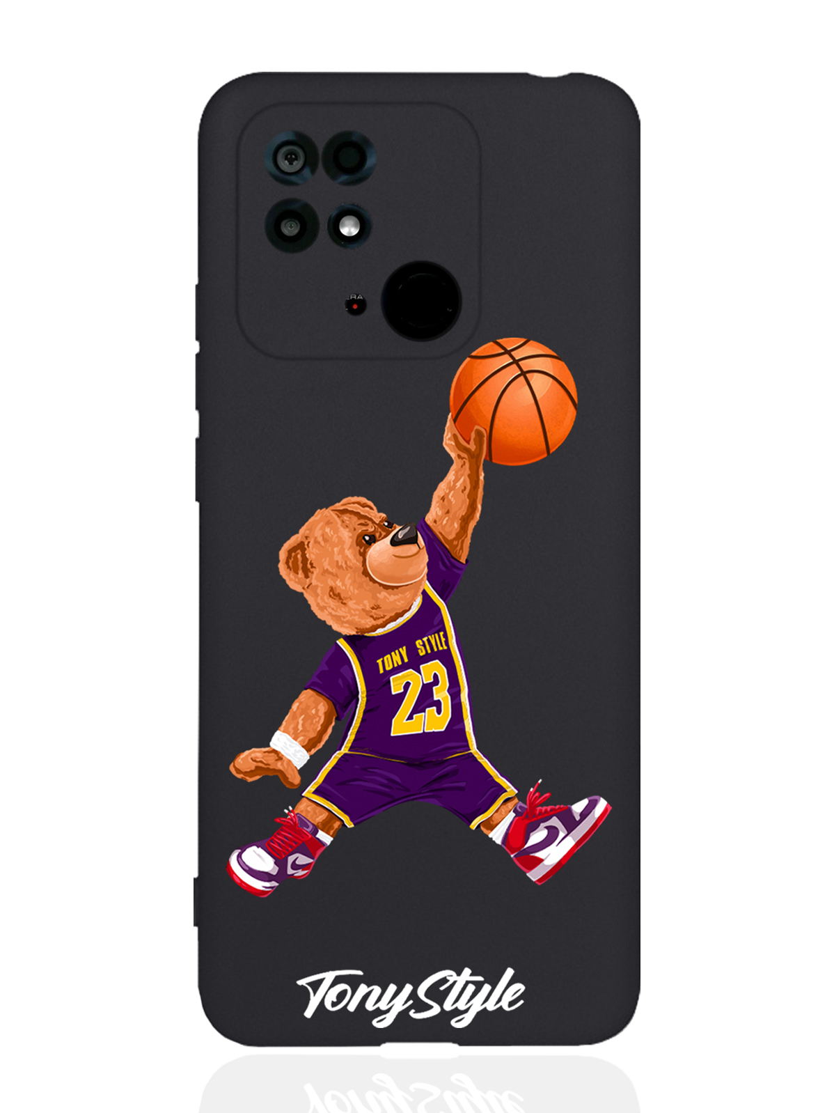 Чехол Tony Style Xiaomi Redmi 10C Tony Style баскетболист с мячом