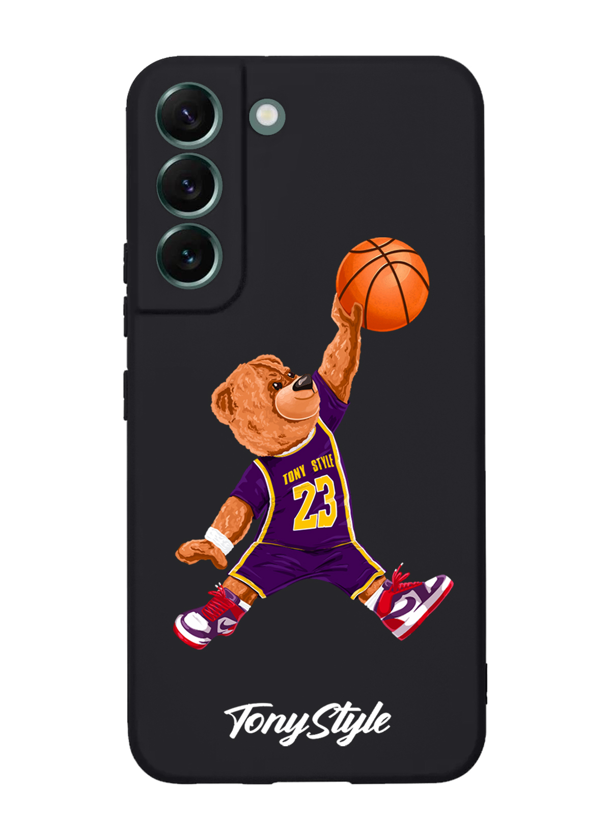 Чехол Tony Style Samsung Galaxy S22 Plus Tony Style баскетболист с мячом