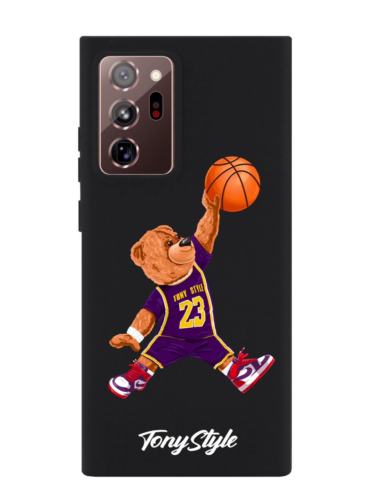 Чехол Tony Style Samsung Galaxy Note 20 Ultra Tony Style баскетболист с мячом