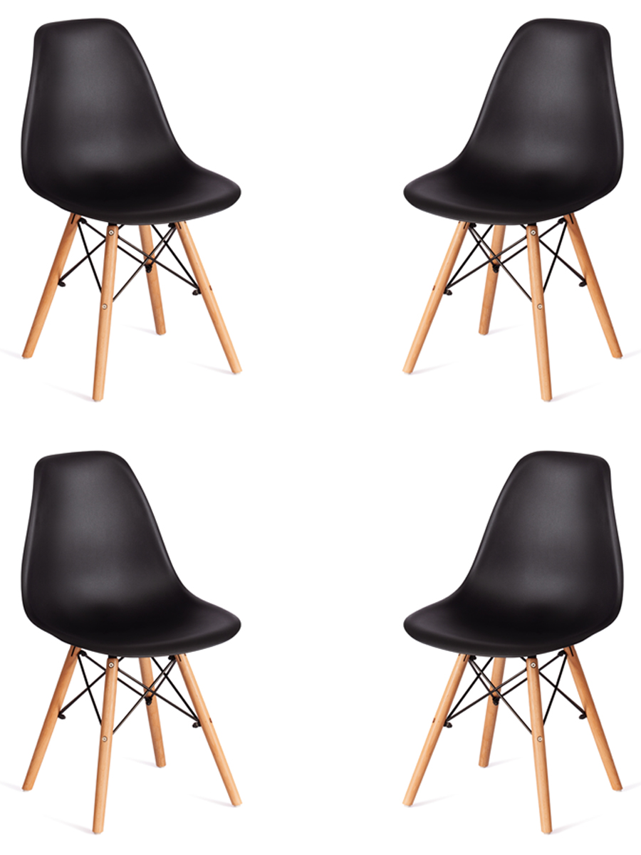 Комплект стульев для кухни Tetchair CINDY, черный