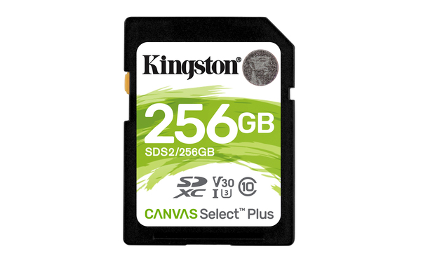 Карта памяти Kingston 256GB Canvas Select Plus 100R (SDS2/256GB)