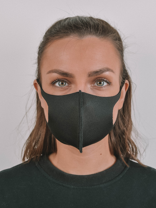 Многоразовая защитная маска NB 11869 черная 2 шт.
