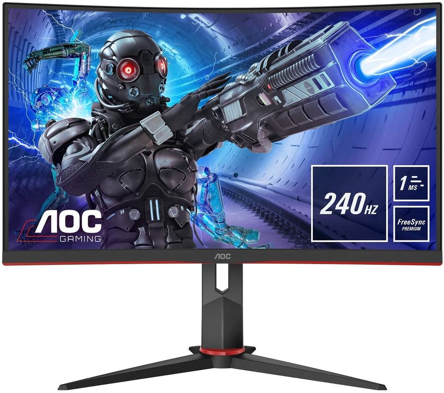 31.5" Монитор AOC GAMING C32G2ZE Black/ Red 240Hz 1920x1080 VA