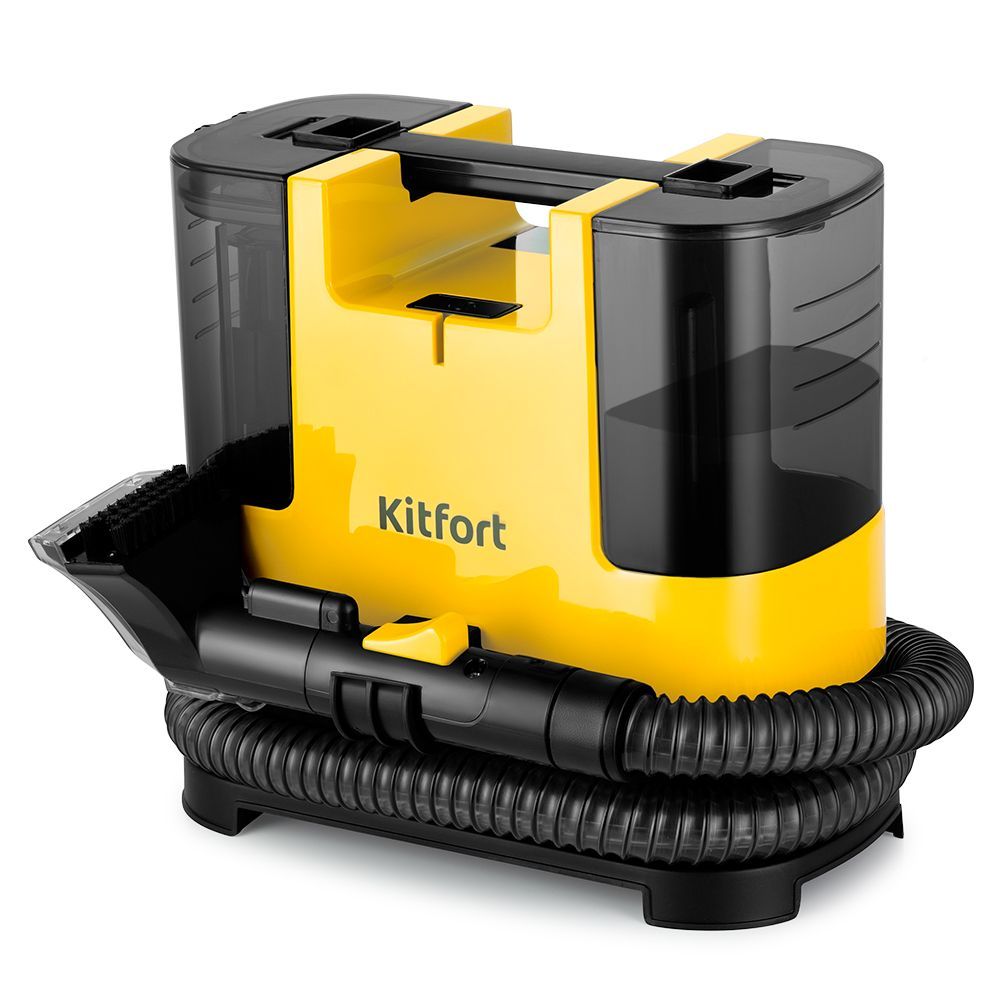 Пылесос Kitfort КТ-5162-3 черный, желтый