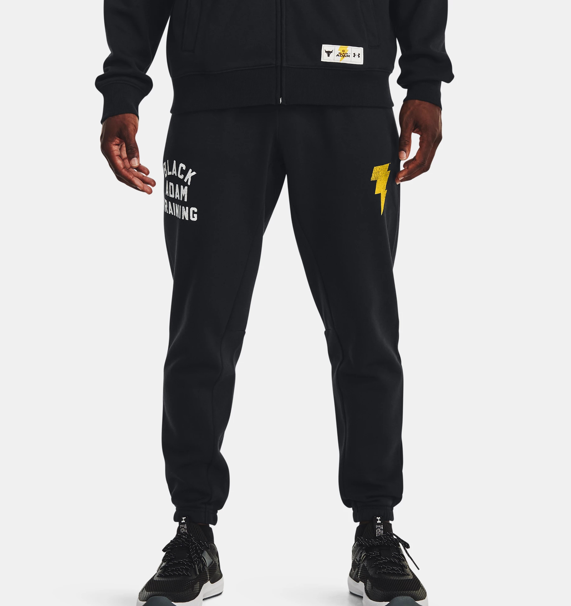 Брюки мужские Under Armour Pjt Rock BA Rival Fleece Jgr, черные M