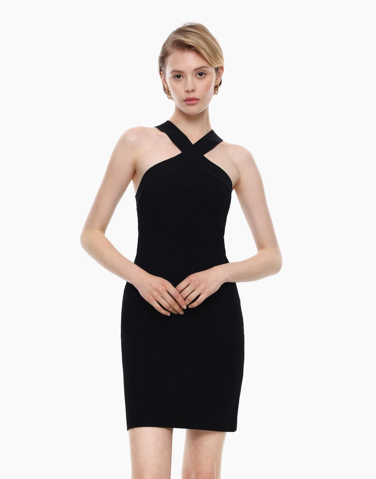 Платье женское Gloria Jeans GDR027601 черное S (40-42)