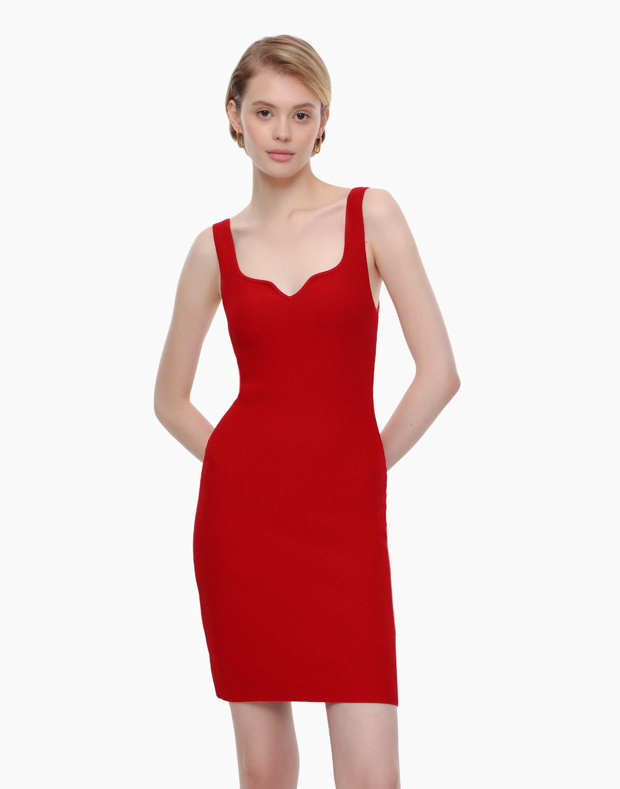Платье женское Gloria Jeans GDR027653 красное XS (38-40)