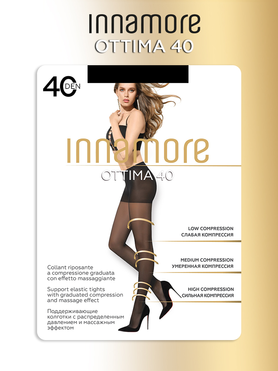 Колготки женские Innamore Ottima 40 черные 4