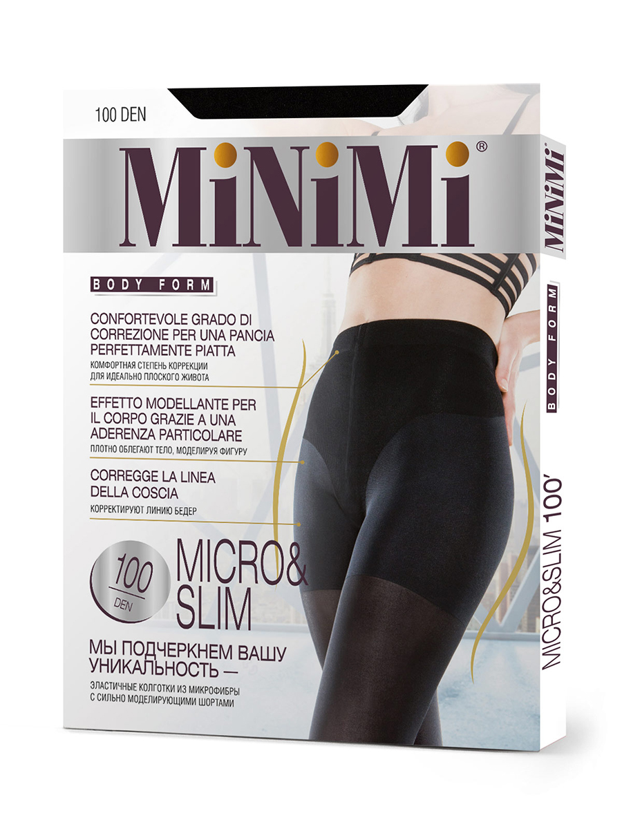 Колготки Minimi Basic MICRO&SLIM 100 nero 3(M)