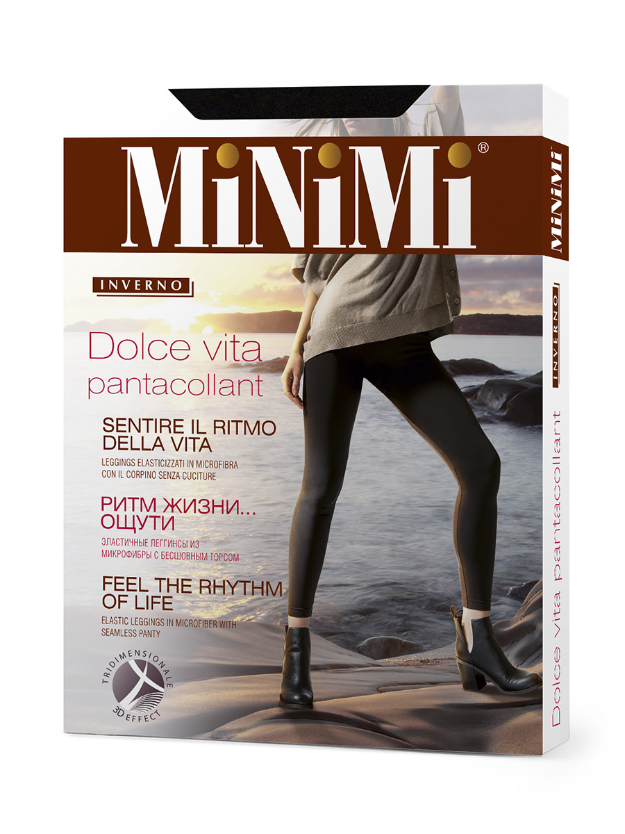 Колготки Minimi Basic pantacollant DOLCE VITA nero 2S/M