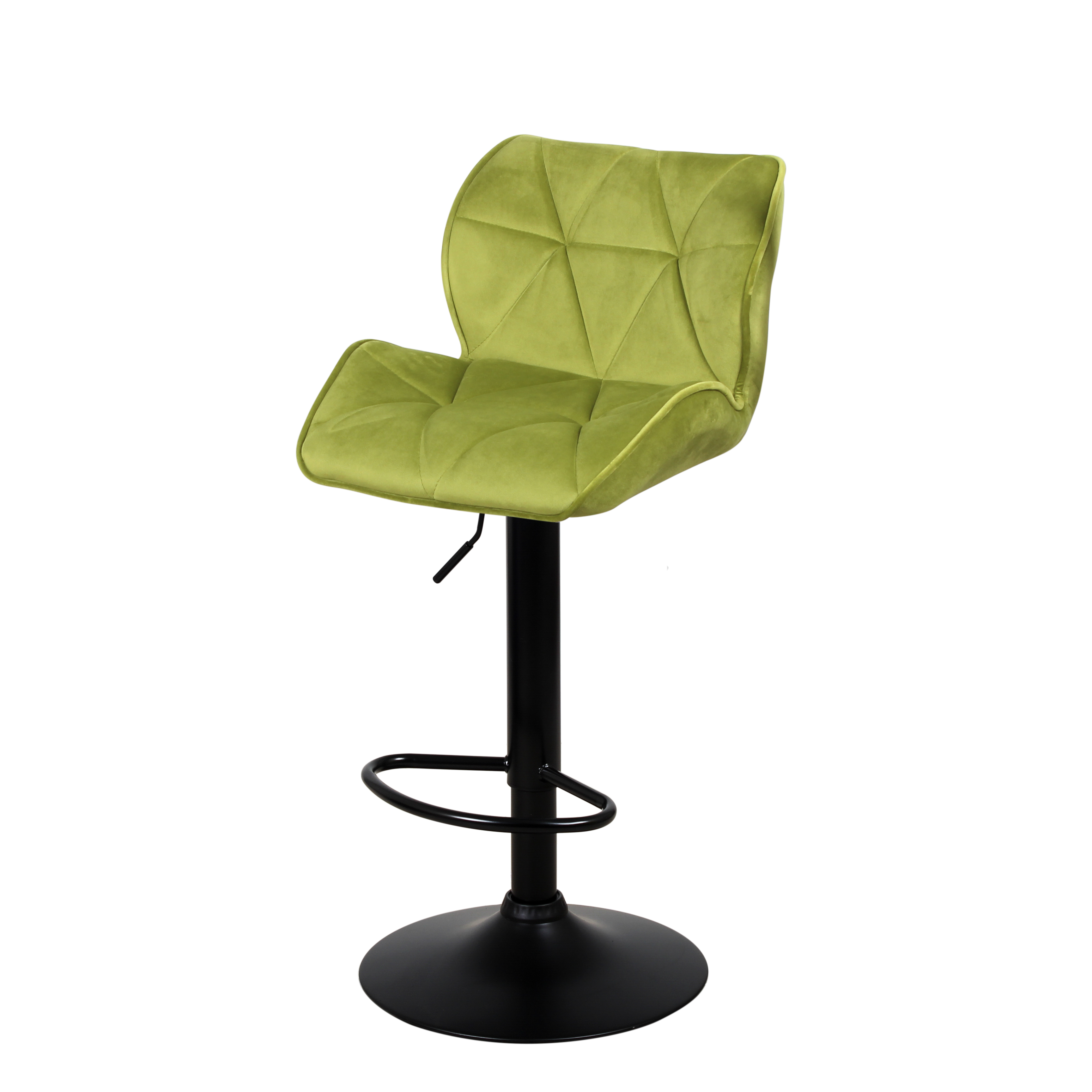 Барный стул ЭкоЛайн Кристалл, оливковый 1 шт