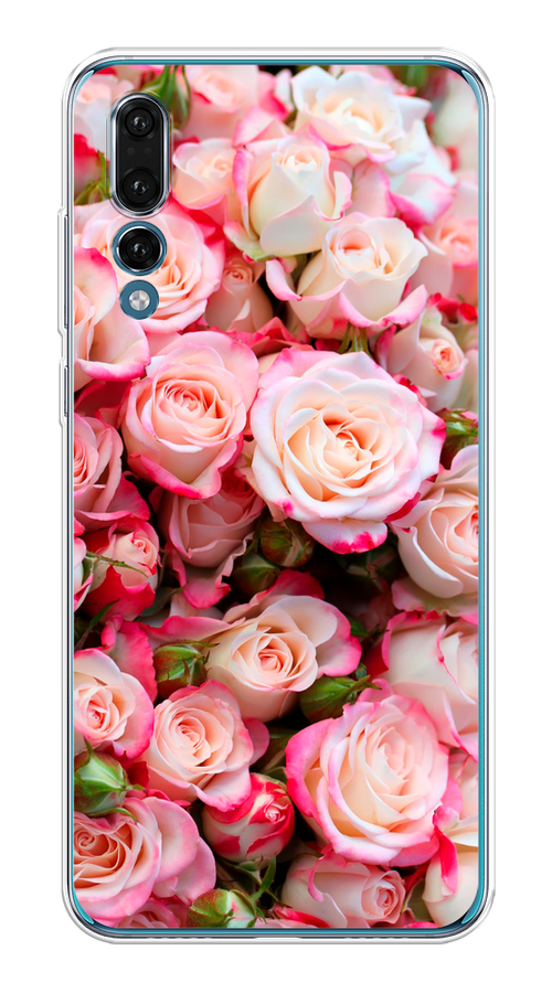 Чехол на Huawei P20 Pro  "Много роз"
