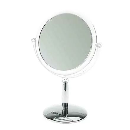 Зеркало Dewal настольное, серебристое, 15 см