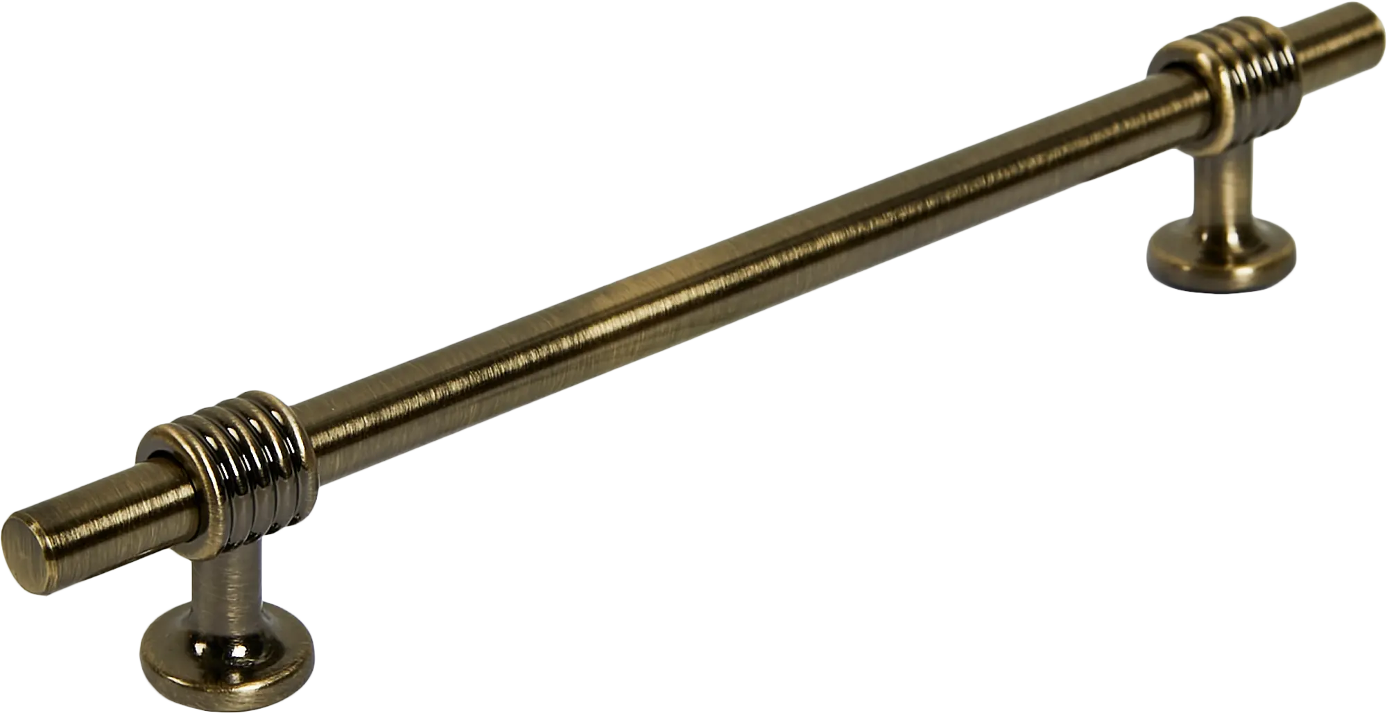 Ручка-рейлинг мебельная 7905 160 мм, цвет античная бронза