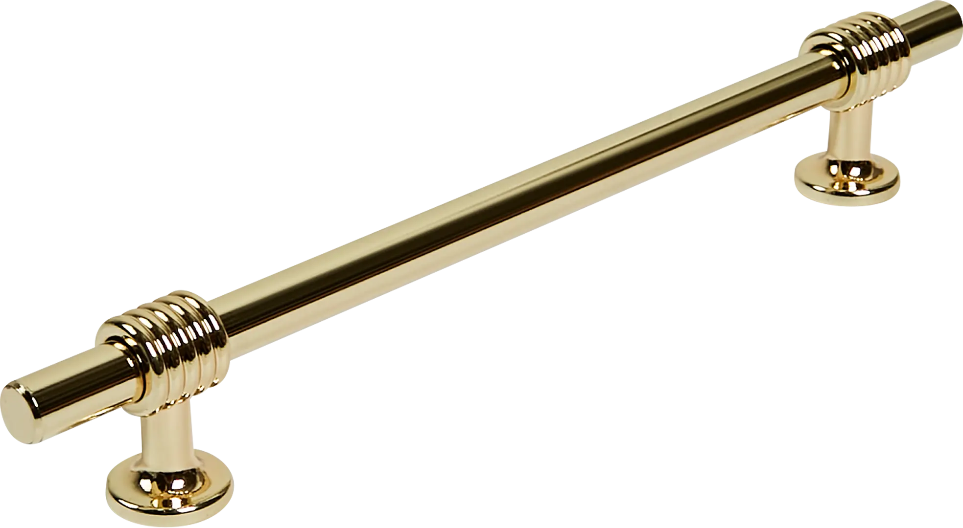 Ручка-рейлинг мебельная 7905 160 мм, цвет матовое золото