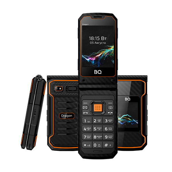 Мобильный телефон BQ 2822 Dragon Black/Orange