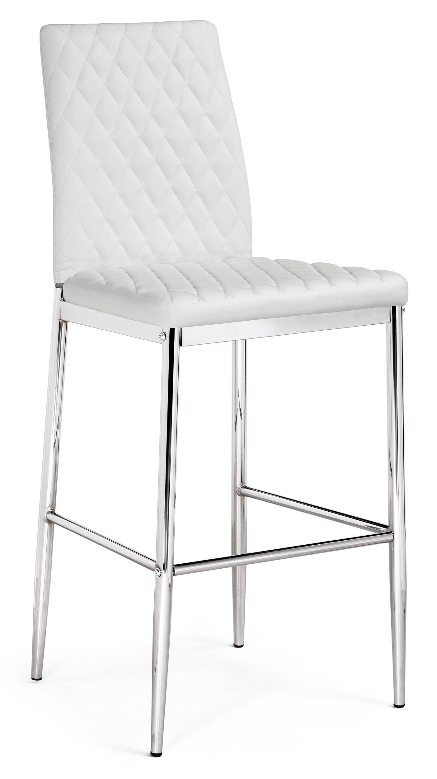Барный стул Woodville Teon white / chrome