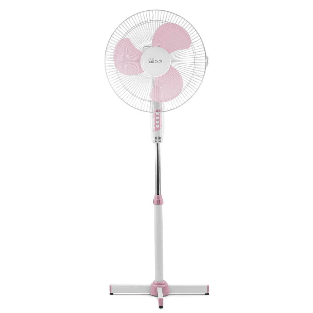 Вентилятор напольный Home Element HE-FN1204 белый; розовый