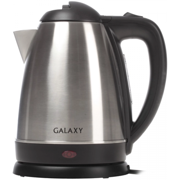 Чайник электрический Galaxy GL 0304 1.8 л серебристый, черный
