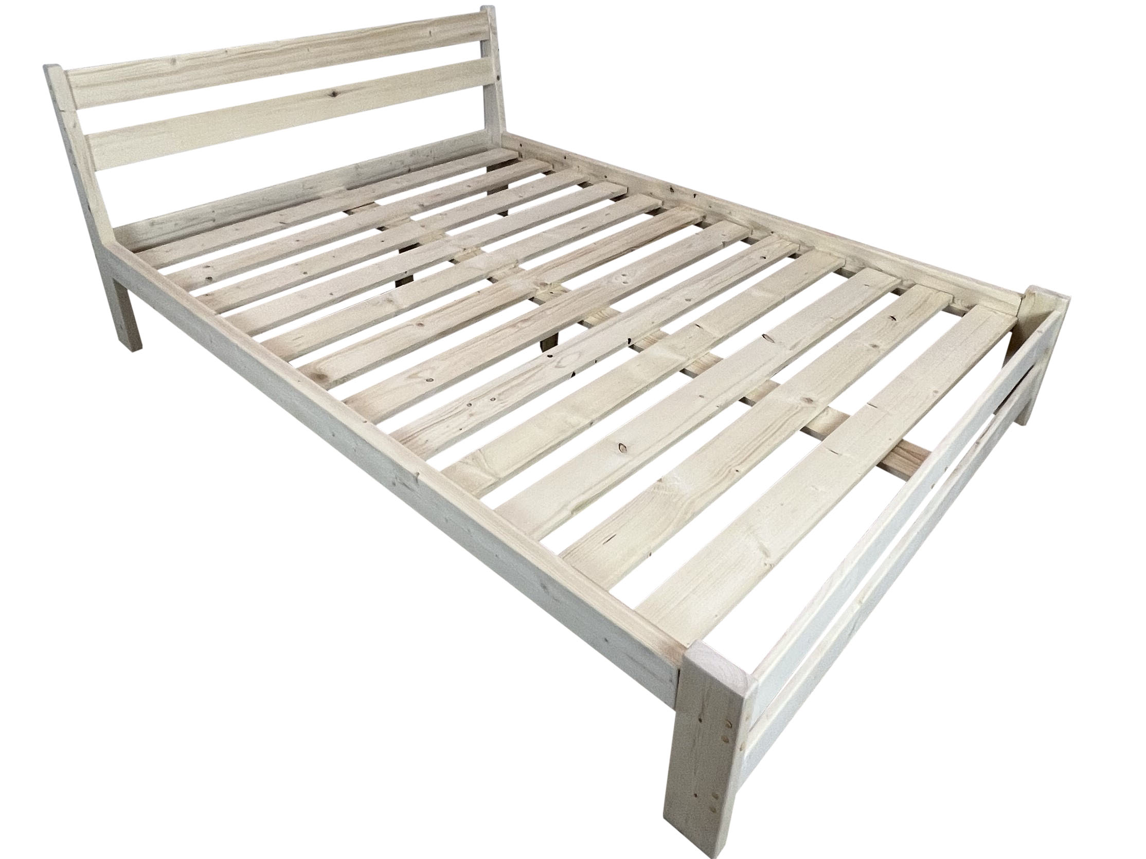 Кровать двуспальная Solarius Мишка, усиленная, 180х200 см, без покраски