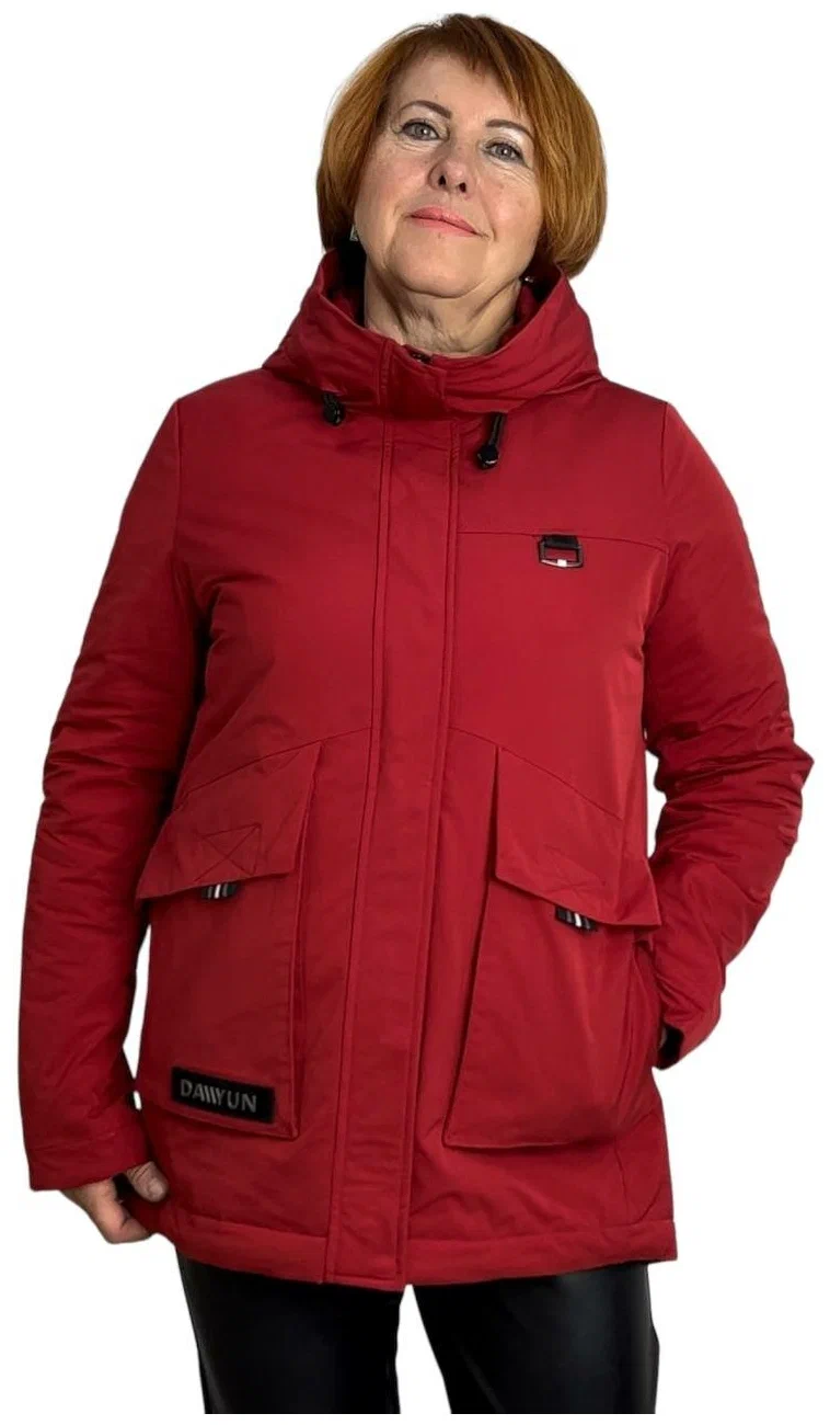 Куртка женская Dosu 2052 красная 44 RU