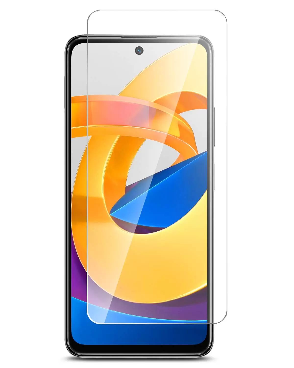 Защитное стекло Brozo для Xiaomi Poco X4 Pro 5G гибридное