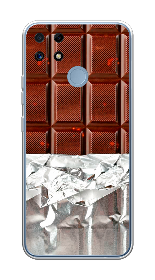 Чехол на Realme C25/C25s "Шоколад в обертке"