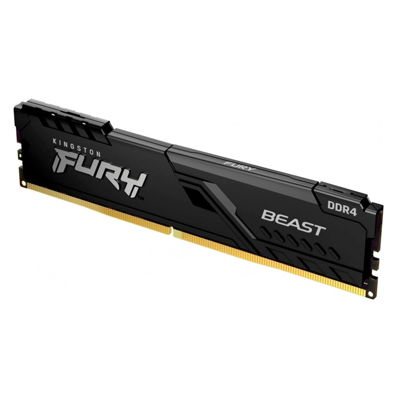 Оперативная память Kingston Fury Beast Black 4Gb DDR4 3200MHz (KF432C16BB/4)